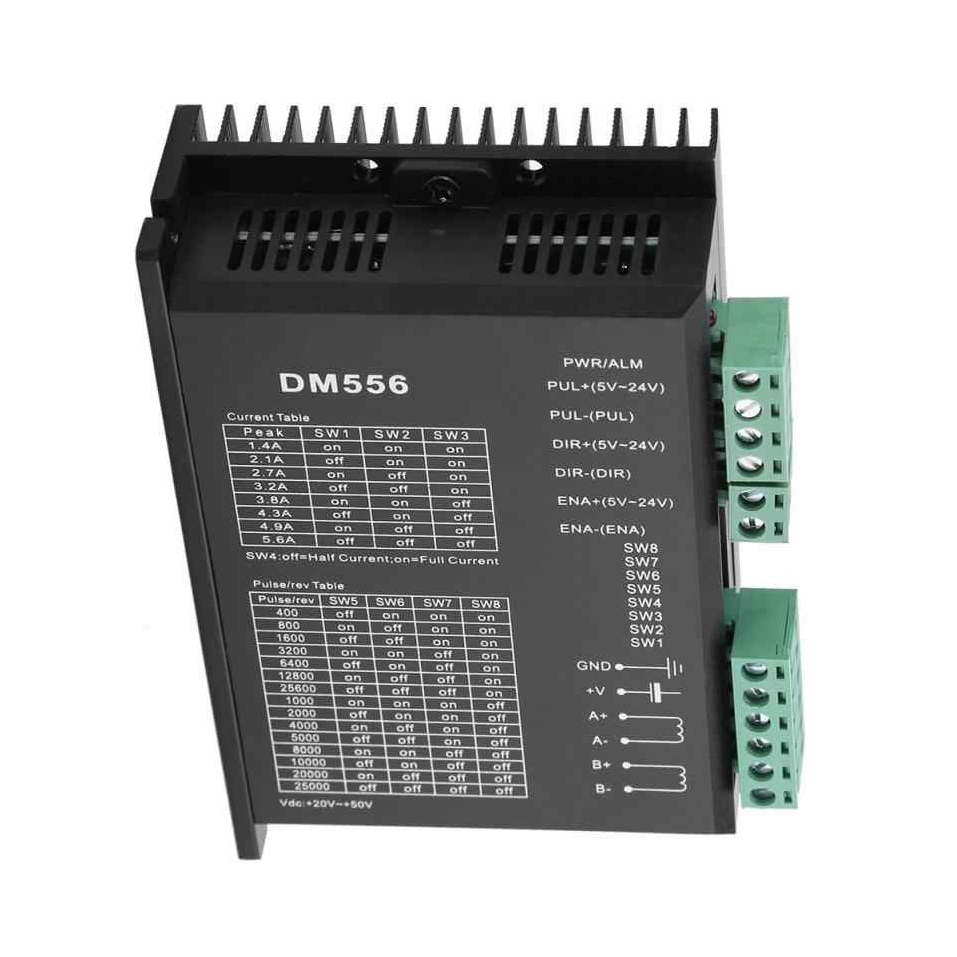 DM556 Digital Stepper Motor Driver with Micro Stepping 20 to 50V 5.6A – RoboticsDNA
