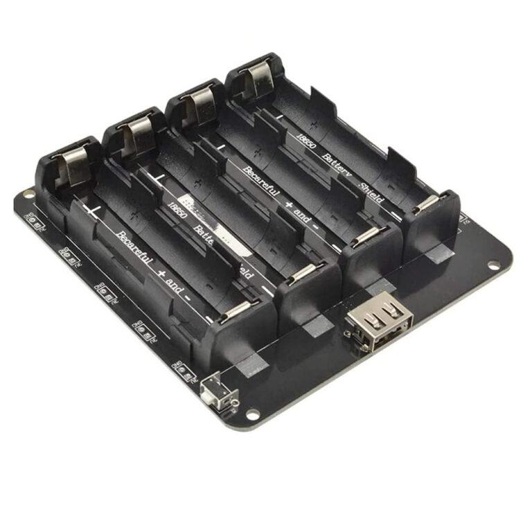 4 x 18650 Lithium Battery Shield V8 V9 Mobile Power Expansion Board Module 5V/3A 3V/1A Micro USB ...