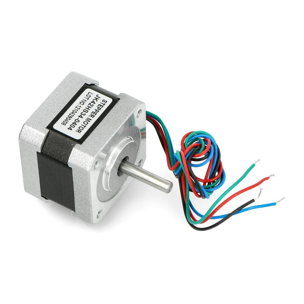 NEMA17 2.6 Kgcm Single Shaft 1.8 Deg Stepper Motor 42HS34-0404 – RoboticsDNA