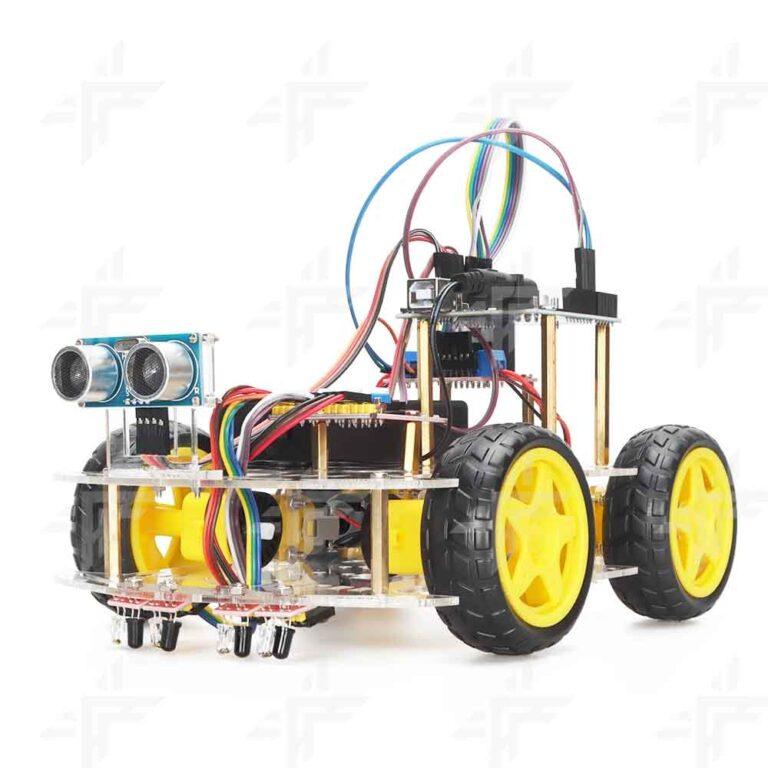 4WD Obstacle Avoiding Arduino Smart Robot Car Kit with Programming Code For Kids – RoboticsDNA