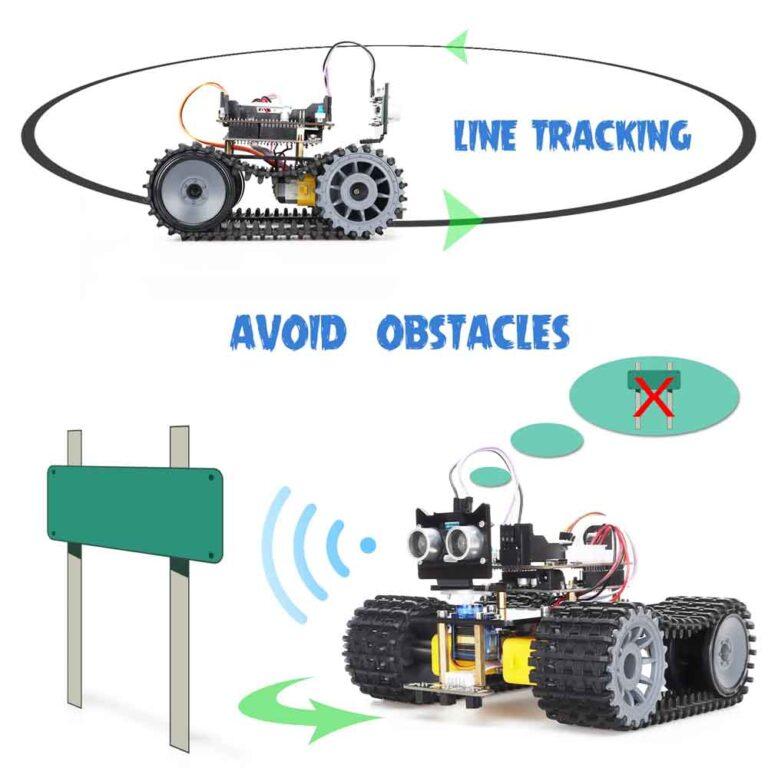 Smart Robot Tank Kit 328 Microcontroller With Code – RoboticsDNA
