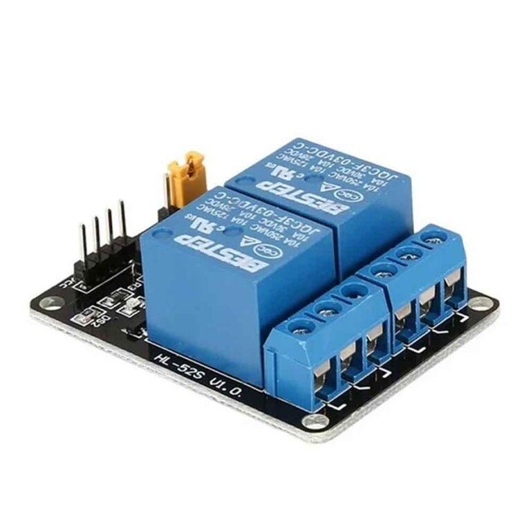BESTEP 2 Channels 3V Relay Low Level Module Trigger with Optocoupler – RoboticsDNA