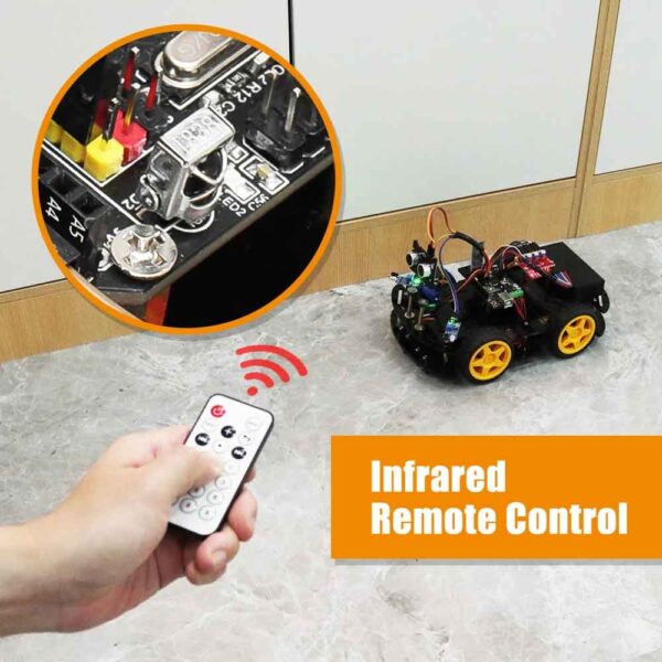 Bluetooth Control Smart Robot Car Kit with Programming Code For Kids – RoboticsDNA