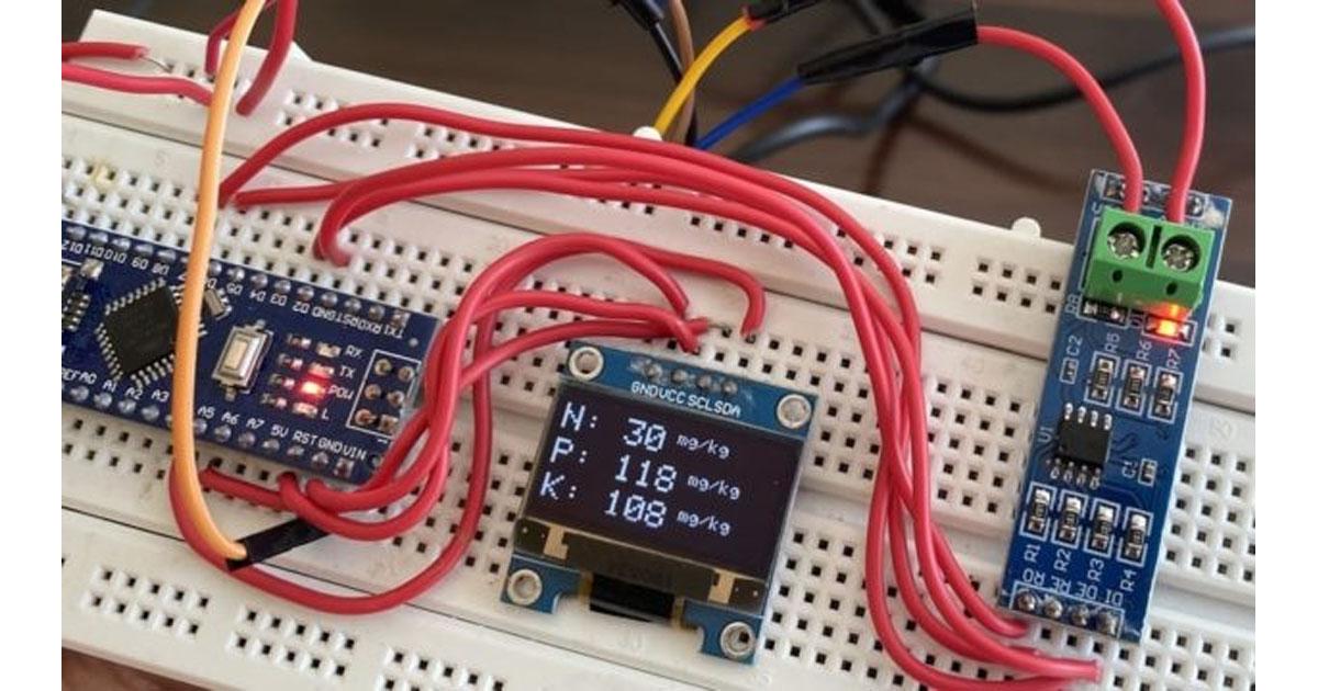 Measure Soil Nutrient using JXTC Soil NPK Sensor & Arduino – RoboticsDNA