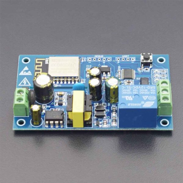AC220V ESP8266 Wireless WIFI Relay Module 1 Channel ESP-12S Wifi Development Board – RoboticsDNA